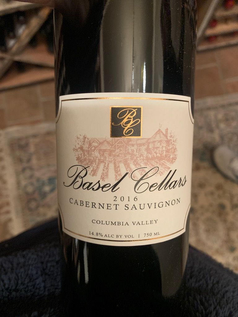 2017 Basel Cellars Cabernet Sauvignon, USA, Washington, Columbia Valley ...