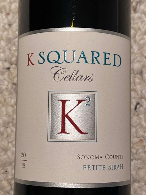2019 K Squared Cellars Petite Sirah, USA, California, Sonoma County - CellarTracker