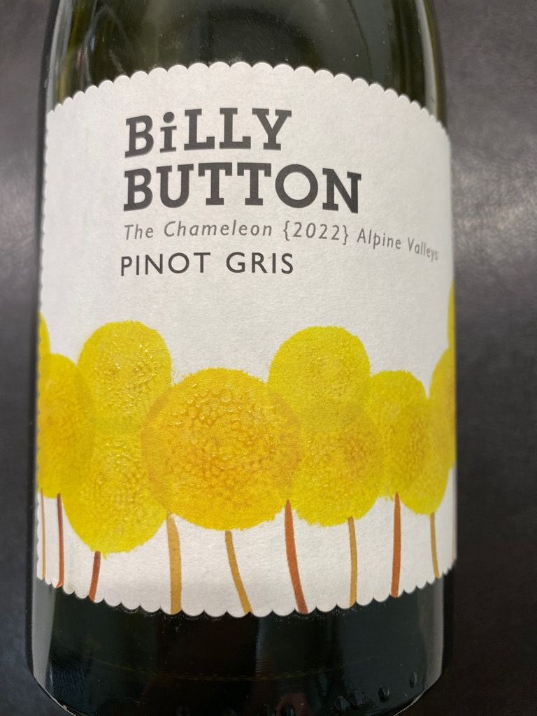 2024 Billy Button Pinot Gris The Chameleon, Australia, Victoria, North ...