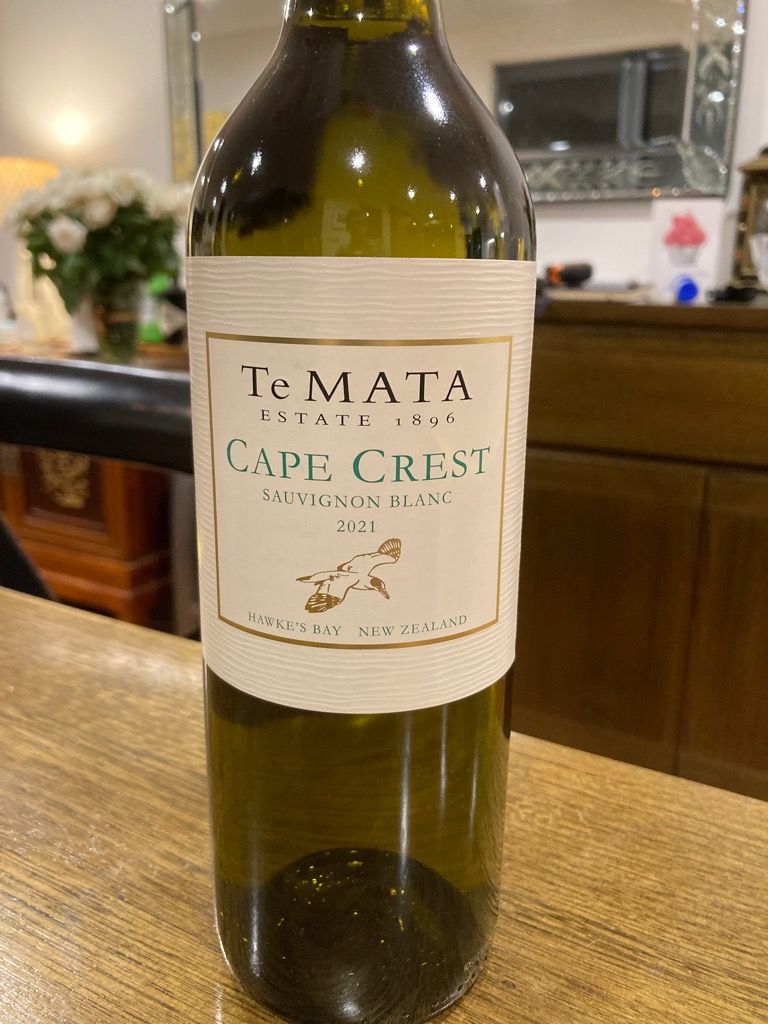 2021 Te Mata Estate Sauvignon Blanc Cape Crest, New Zealand, North ...