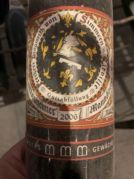 2006 Freiherr Langwerth von Simmern Hattenheimer Mannberg Riesling ...