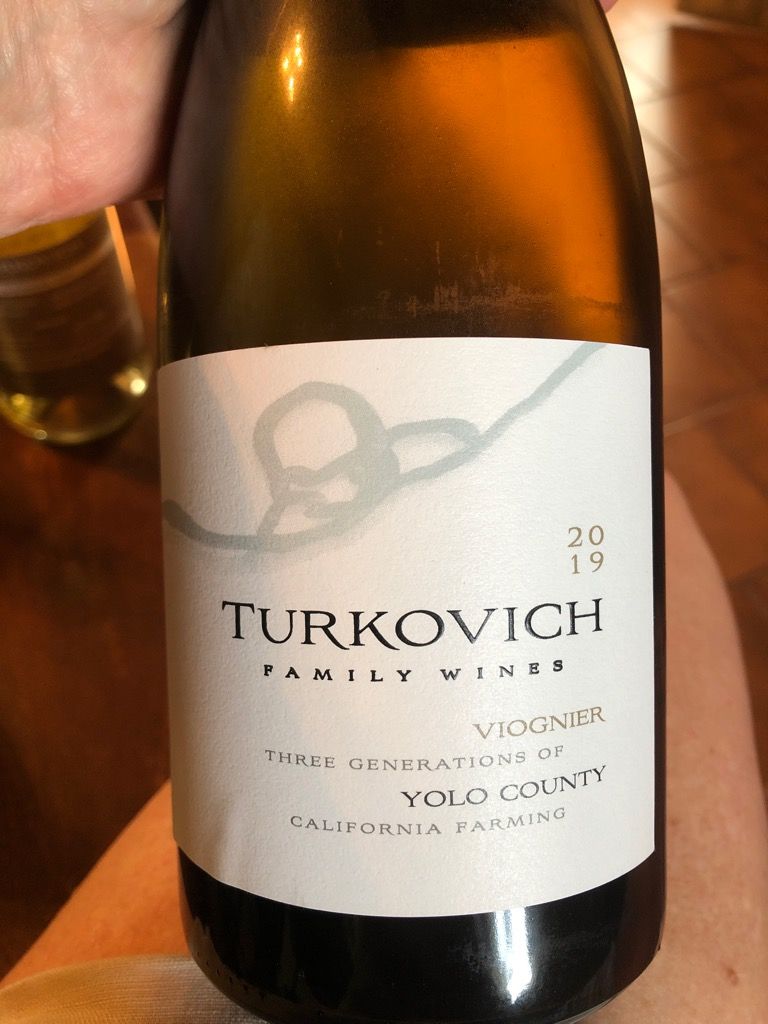 2021 Turkovich Family Wines Viognier, USA, California, Central Valley ...