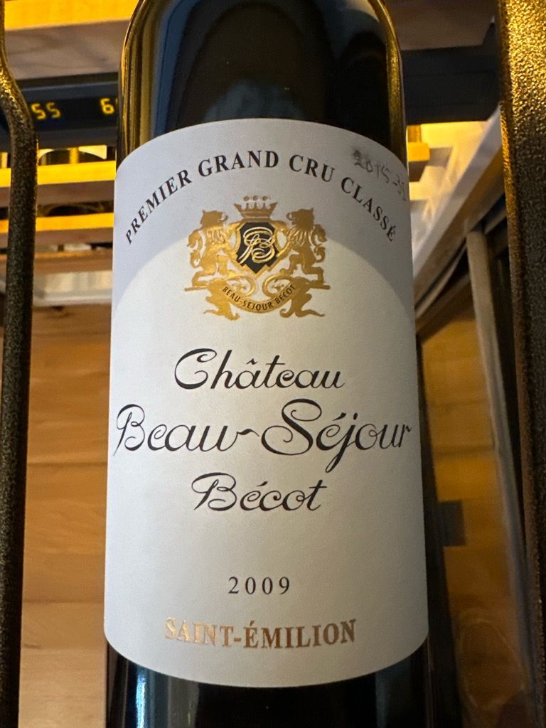 2009 Château Beau-Séjour Bécot Petit Bécot, France, Bordeaux ...