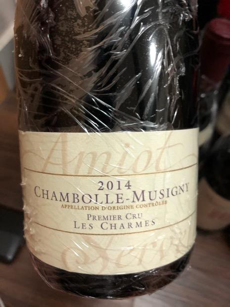 2014 Domaine Amiot-Servelle Chambolle-Musigny 1er Cru Les Charmes ...