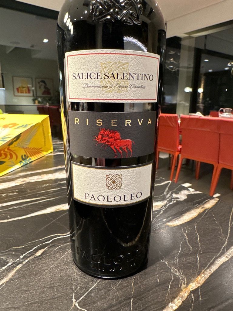 2016 Paolo Leo Salice Salentino Riserva, Italy, Puglia, Salice ...