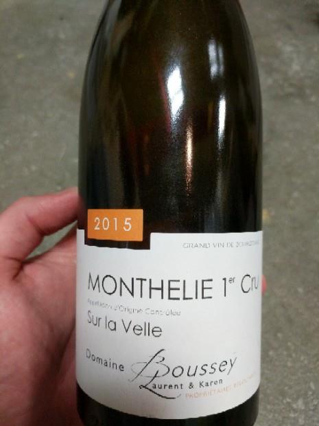 2020 Domaine Laurent Boussey Monthélie 1er Cru Sur la Velle, France ...