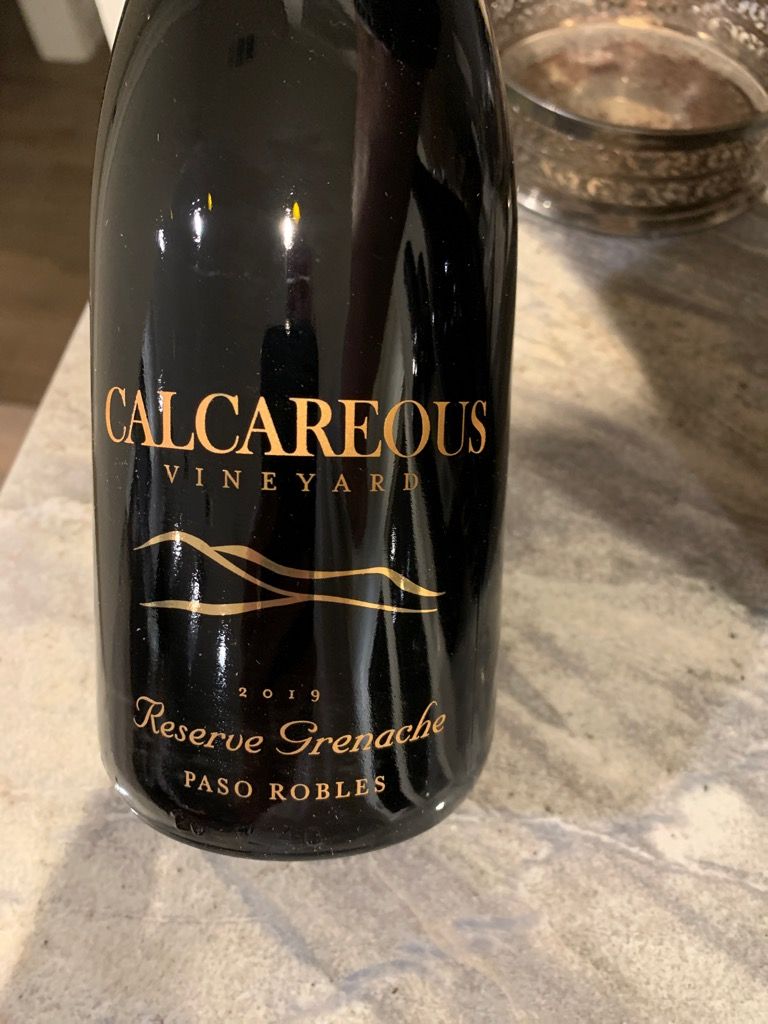 2020 Calcareous Grenache Reserve Calcareous Paso Robles, USA ...