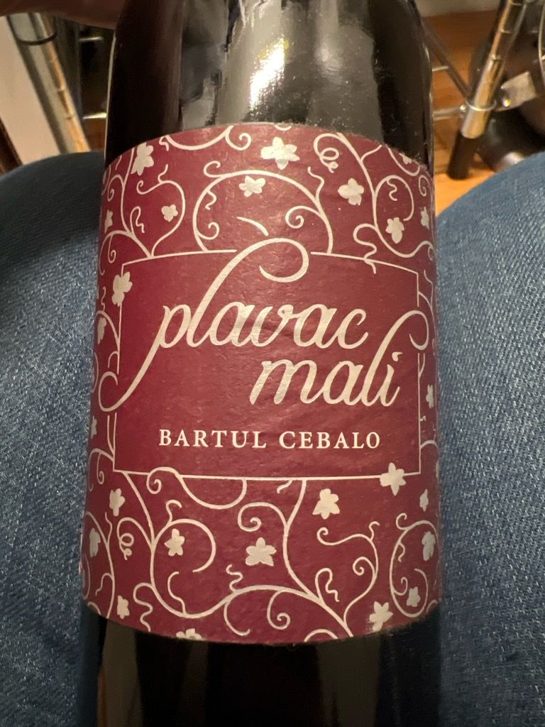 2018 Bartul Cebalo Plavac Mali, Croatia, Dalmatia, Srednja i južna ...