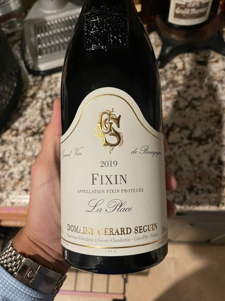 2020 Gérard Seguin Fixin La Place, France, Burgundy, Côte de Nuits ...