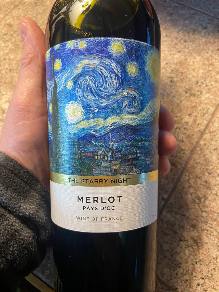 2020 Art of Wine Merlot The Starry Night, France, Languedoc Roussillon ...