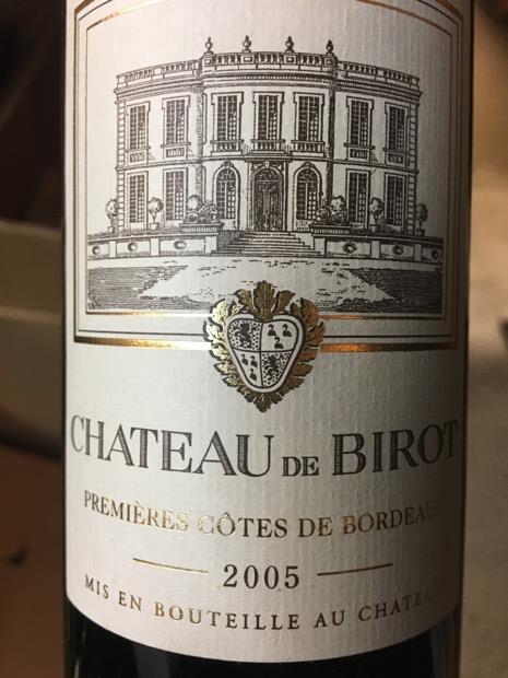 2005 Château de Birot Premières Côtes de Bordeaux, France, Bordeaux ...
