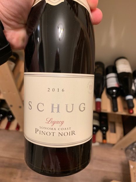 2016 Schug Pinot Noir Legacy Sonoma Coast, USA, California, Sonoma ...