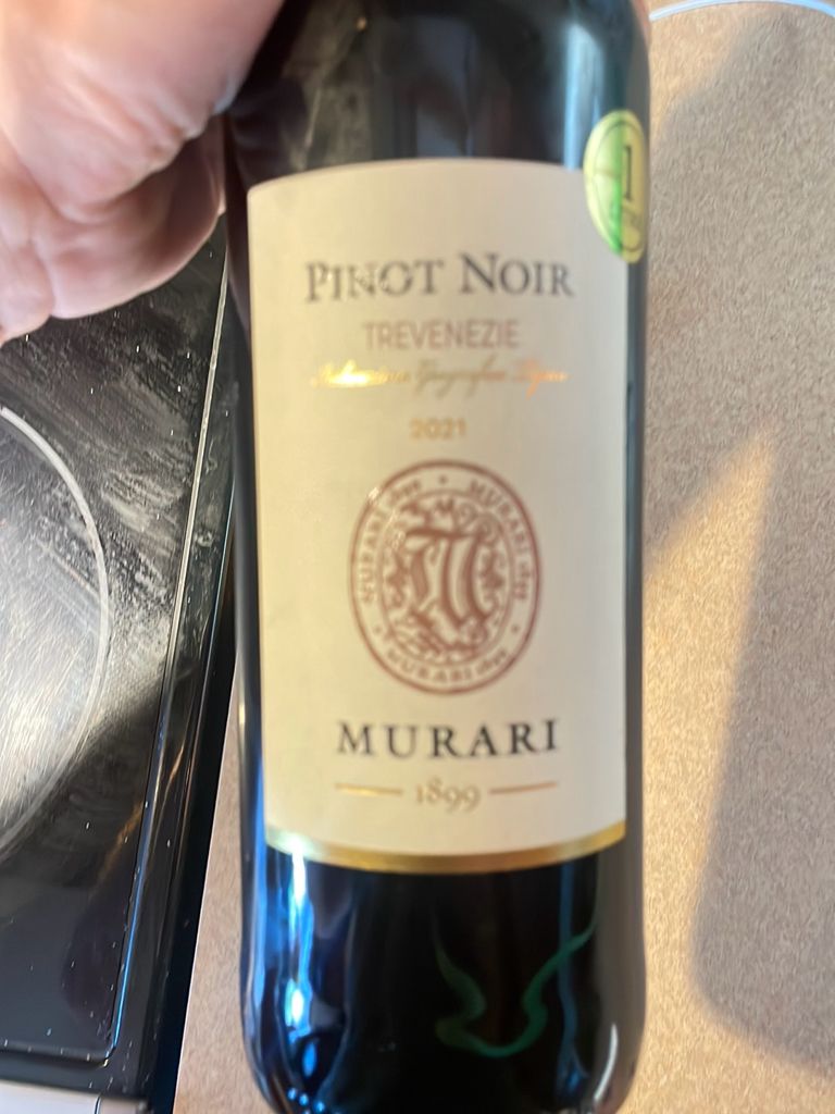 2021 Murari Pinot Noir Trevenezie, Italy, Trevenezie - CellarTracker