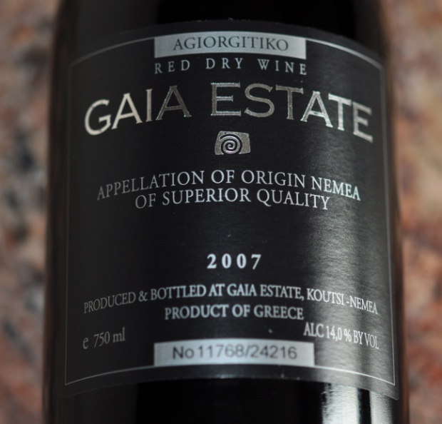2007 Gaia Agiorgitiko Gaia Estate, Greece, Peloponnisos, Nemea - CellarTracker