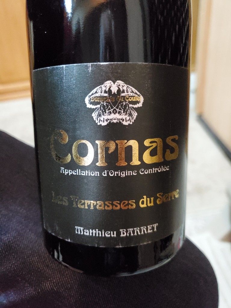 2009 Domaine du Coulet (Matthieu Barret) Cornas Les Terrasses du Serre ...
