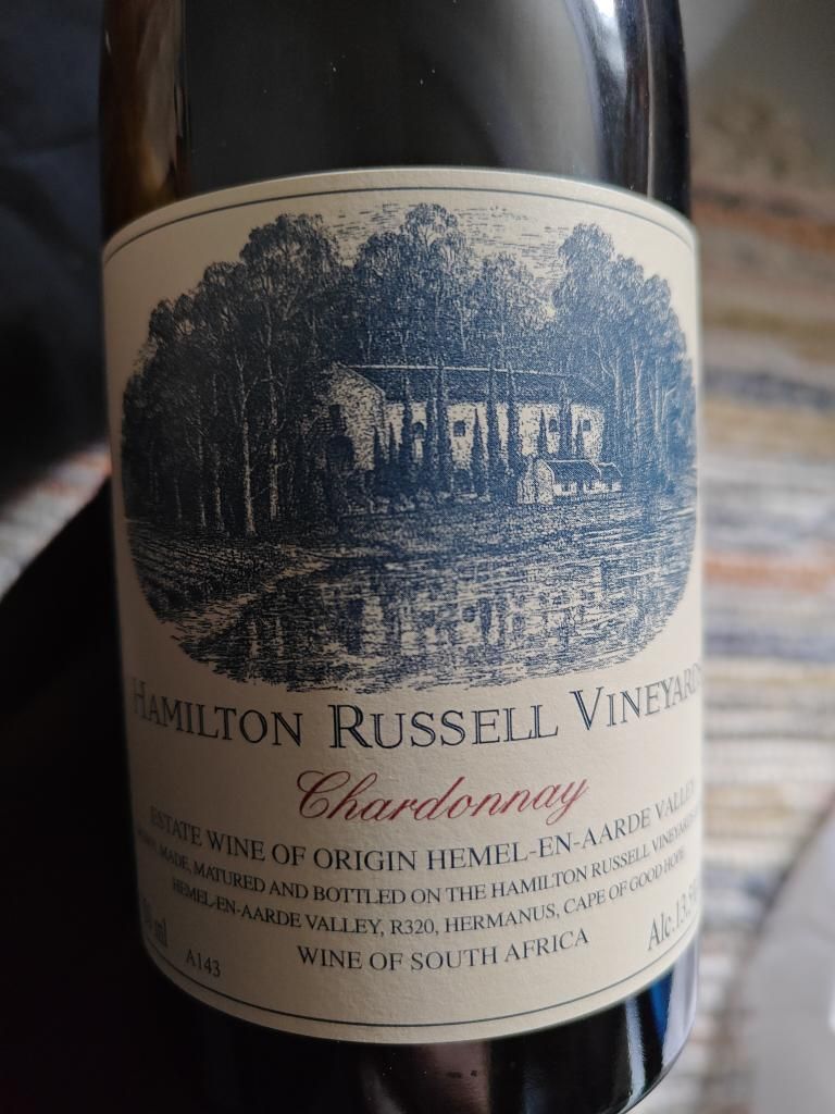 2022 Hamilton Russell Vineyards Chardonnay, South Africa, Cape South ...