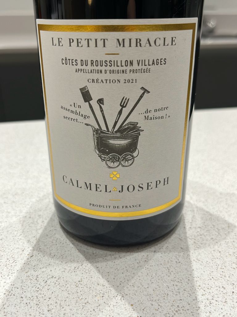 2019 Calmel & Joseph Côtes du Roussillon Villages Le Petit Miracle ...