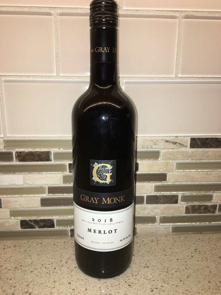 2018 Gray Monk Estate Winery Merlot, Canada, British Columbia, Okanagan ...