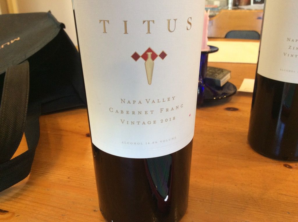 2018 Titus Cabernet Franc, USA, California, Napa Valley - CellarTracker