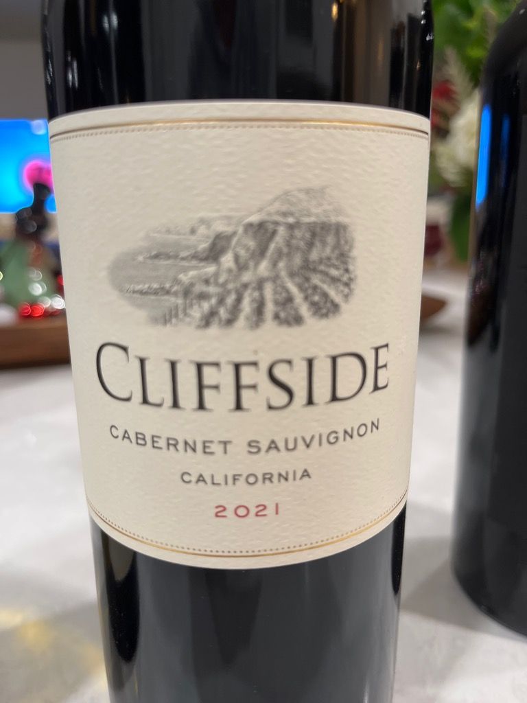 2021 Cliffside Cabernet Sauvignon, USA, California - CellarTracker
