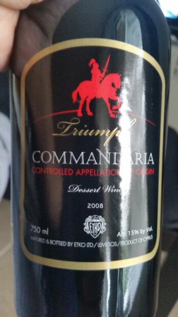 2008 ETKO Triumph Commandaria, Cyprus, Commandaria - CellarTracker