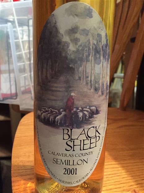 2021 Black Sheep Sémillon, USA, California, Sierra Foothills, Calaveras ...