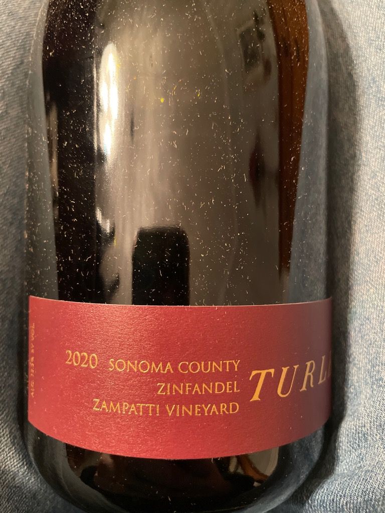 2020 Turley Zinfandel Zampatti Vineyard, USA, California, Sonoma County ...