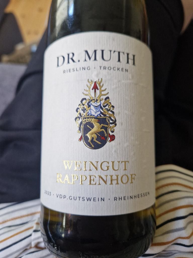 2023 Weingut Rappenhof Riesling Dr. Muth, Germany, Rheinhessen ...