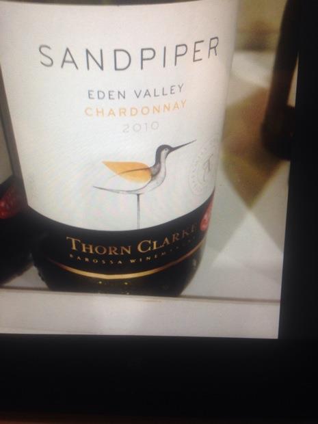 2011 Thorn-Clarke Chardonnay Sandpiper, Australia, South Australia ...
