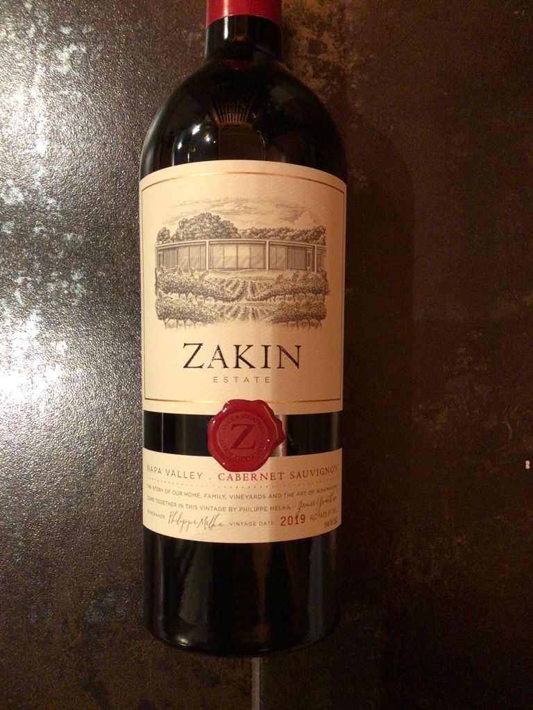 2019 Zakin Cabernet Sauvignon Estate Reserve, USA, California, Napa ...