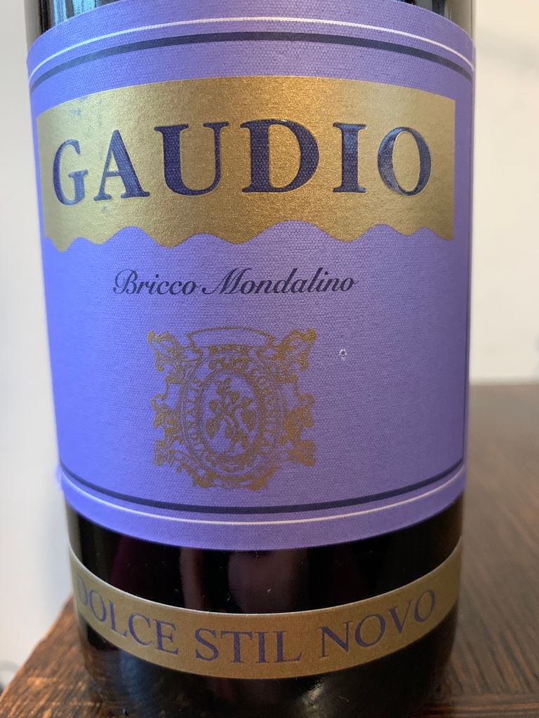 2016 Gaudio Bricco Mondalino Monferrato Dolce Stil Novo, Italy ...