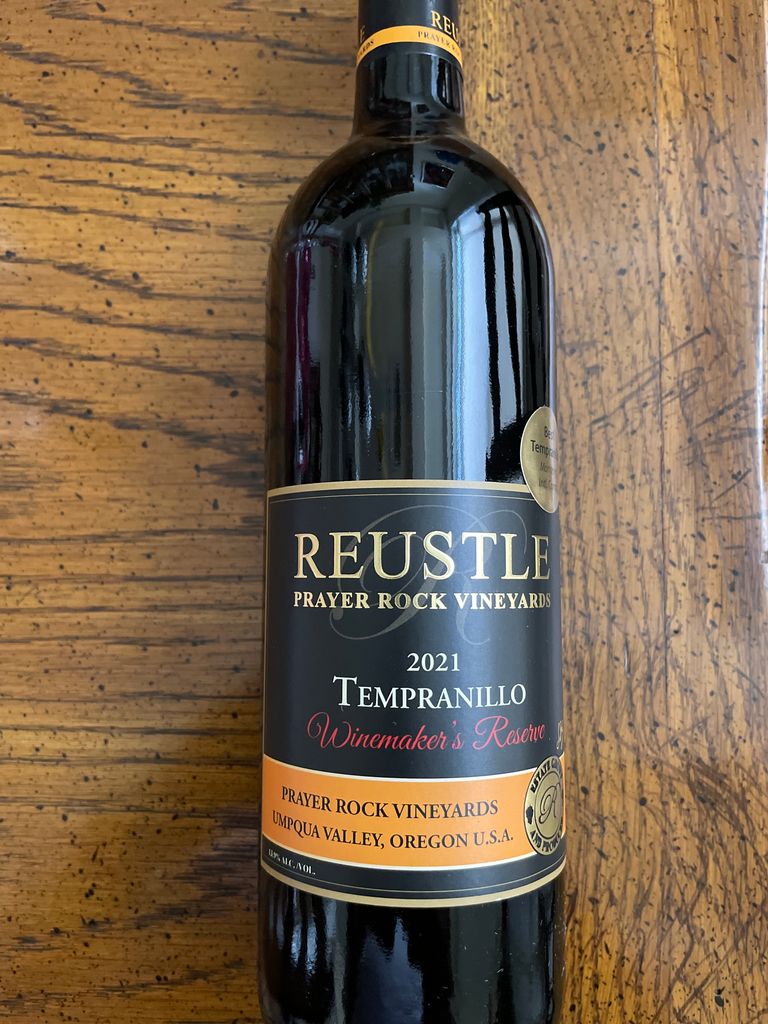 2022 Reustle Tempranillo Winemakers Reserve Prayer Rock Vineyards, USA ...