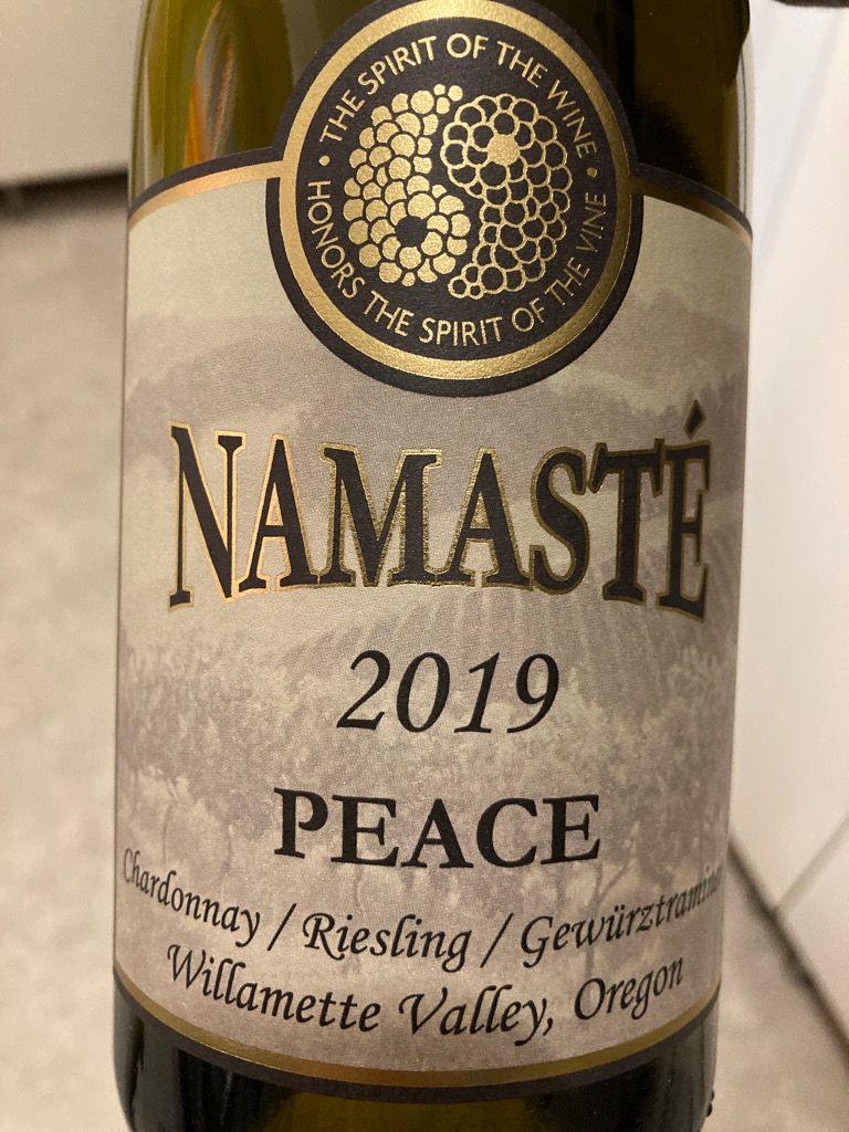 2020 Namasté Vineyards Peace Willamette Valley, USA, Oregon, Willamette ...