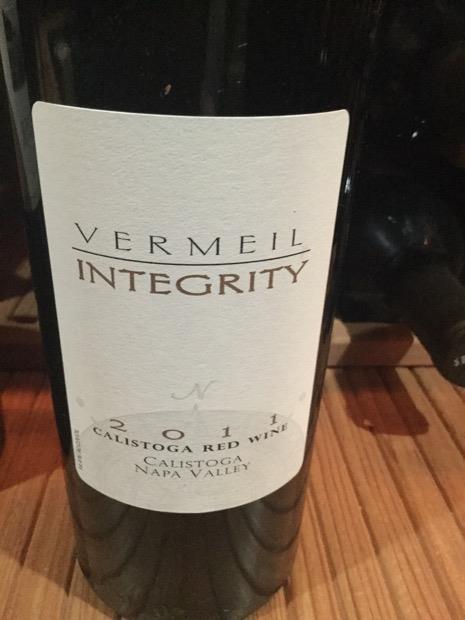 2011 Vermeil Wines Integrity, USA, California, Napa Valley, Calistoga ...