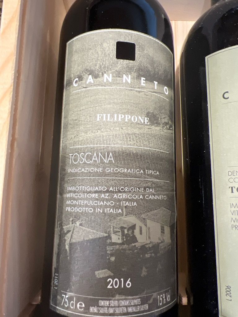 2016 Canneto Filippone Toscana IGT, Italy, Tuscany, Toscana IGT ...