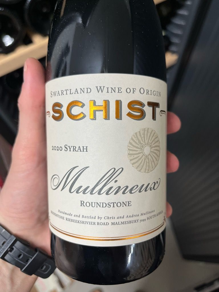 2020 Mullineux Syrah Schist Roundstone, South Africa, Coastal Region, Swartland - CellarTracker