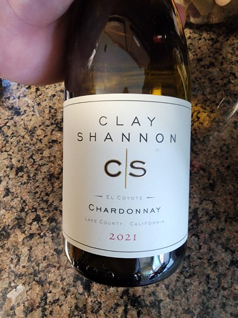 2021 Clay Shannon Chardonnay El Coyote, USA, California, North Coast ...