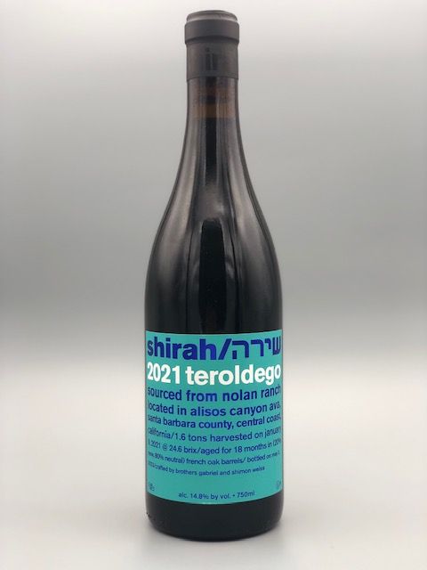 2021 Shirah Teroldego Nolan Ranch, USA, California, Central Coast ...