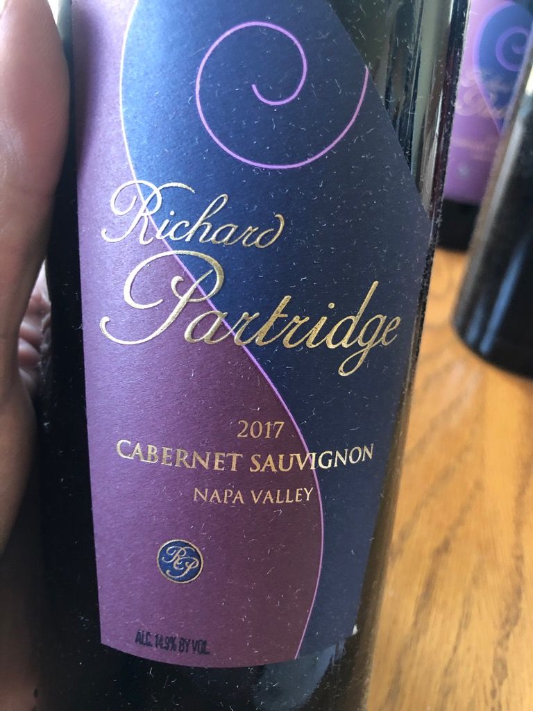 2017 Richard Partridge Cabernet Sauvignon, USA, California, Napa Valley ...