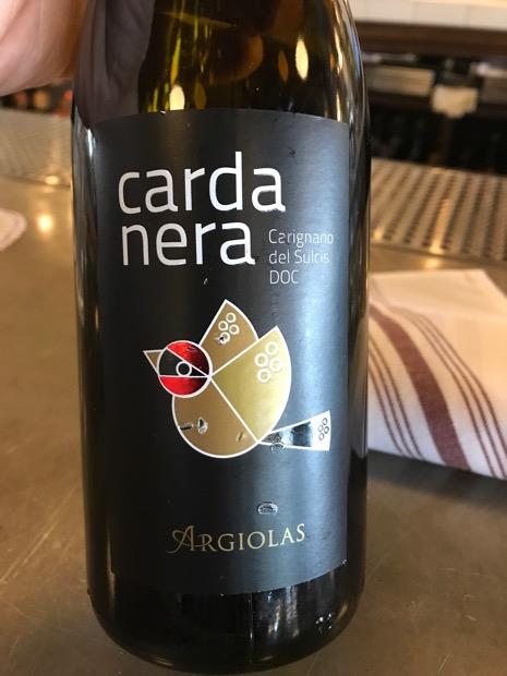 2017 Argiolas Cardanera, Italy, Sardinia, Carignano del Sulcis ...