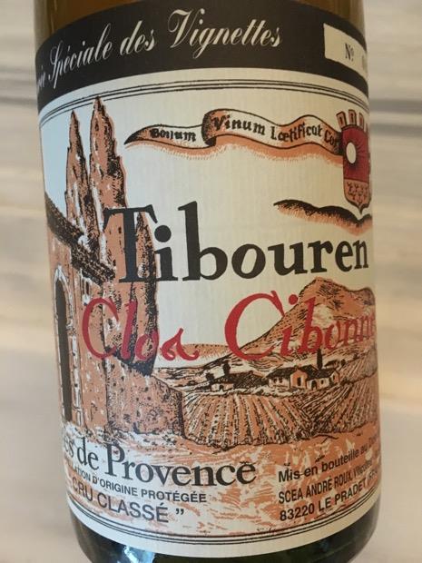 2016 Clos Cibonne Tibouren Côtes de Provence Cru Classé, France ...