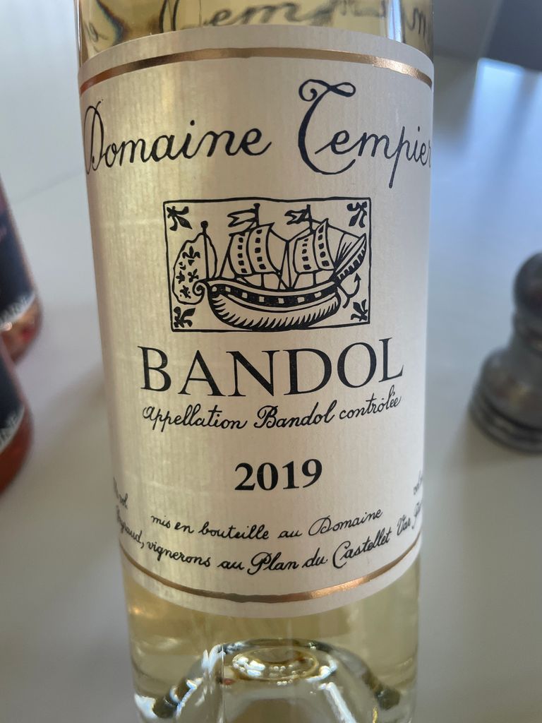 2019 Domaine Tempier Bandol Blanc, France, Provence, Bandol - CellarTracker