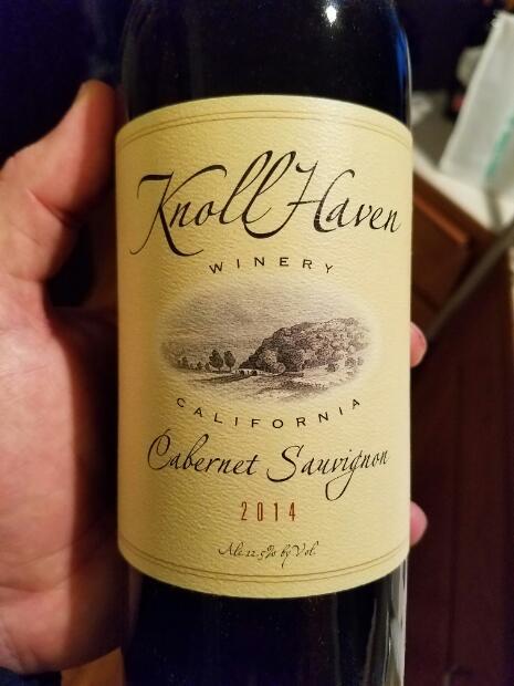 2014 Knoll Haven Winery Cabernet Sauvignon, USA, California - CellarTracker