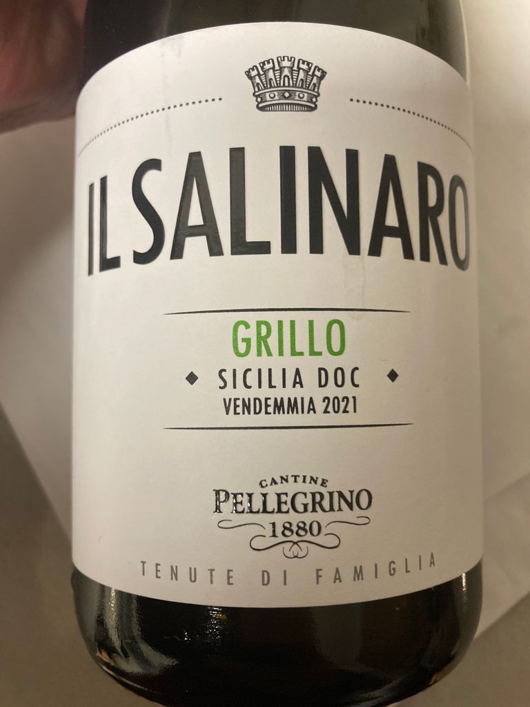 2021 Cantine Pellegrino Grillo Sicilia Il Salinaro, Italy, Sicily ...