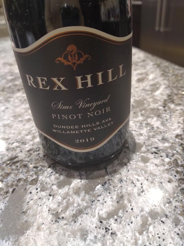2019 Rex Hill Pinot Noir Sims Vineyard, USA, Oregon, Willamette Valley ...