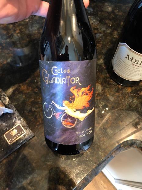 2016 Cycles Gladiator Pinot Noir California, USA, California ...