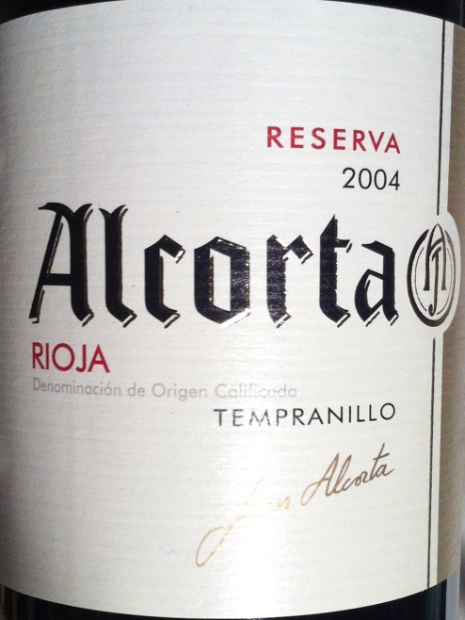 2000 Juan Alcorta Rioja Reserva, Spain, La Rioja, Rioja - CellarTracker
