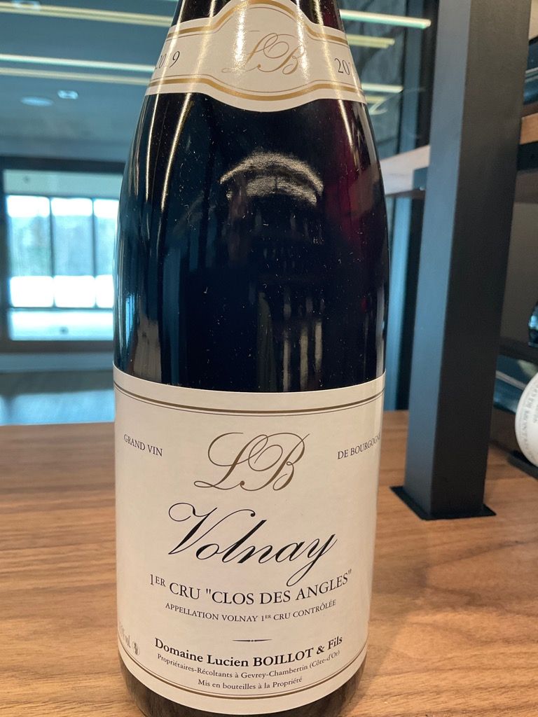 2019 Domaine Lucien Boillot et Fils Volnay 1er Cru Les Angles, France, Burgundy, Côte de Beaune ...