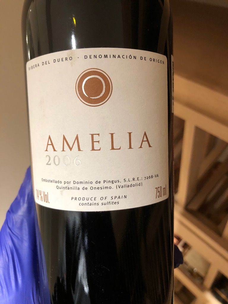 2006 Dominio Pingus Ribera del Duero Amelia, Spain, Castilla y León ...