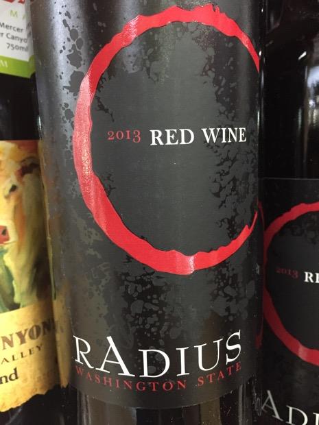2013 Radius Red Wine, USA, Washington, Columbia Valley, Walla Walla ...
